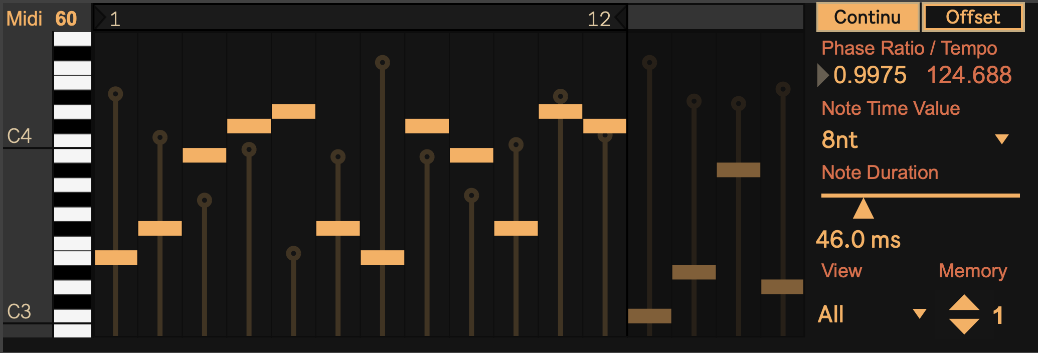 Piano Phase version 1.1 by emerge501 on maxforlive.com
